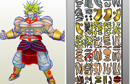 Broly tamaño real | Papercraft | 5.04 MB