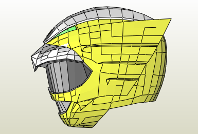 Yellow Wildforce en papercraft | 441.79 kB